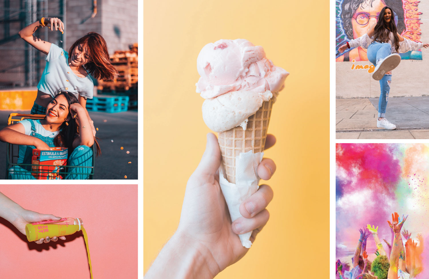 Colourful Copy and Comms Branding | Media Avenue Design